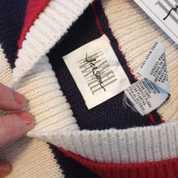 jason maxwell | Sweaters | Nwt Vintage Jason Maxwell Nautical Anchor ...